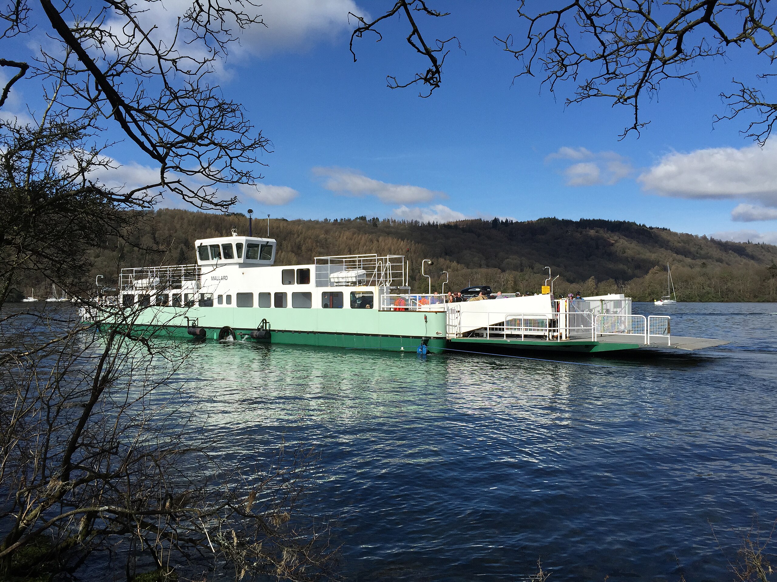 Großbritannien – Lake District: Windermere Ferry über den Windermere ...