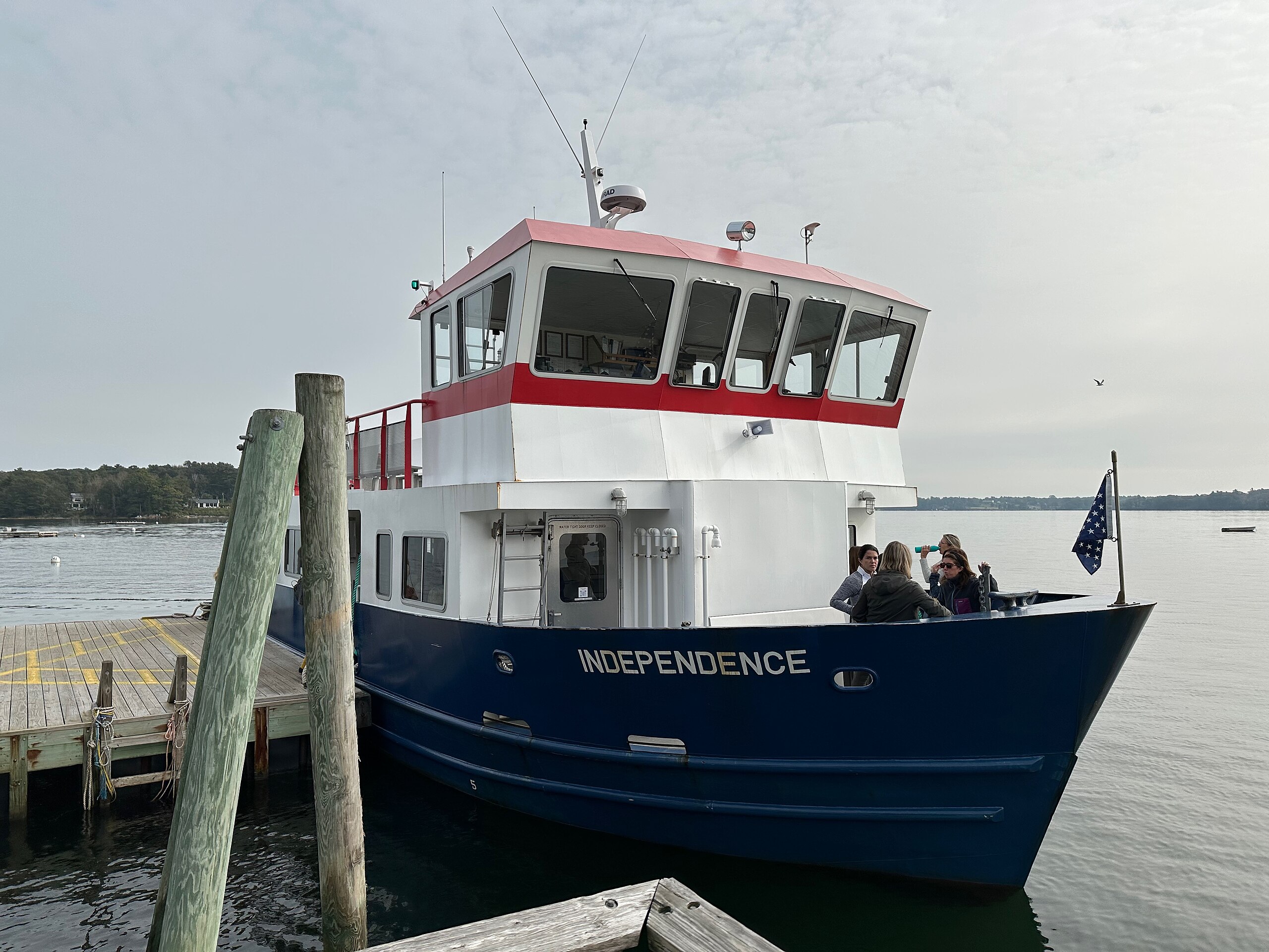 USA – Maine: Chebeague Island Ferry zwischen Chebeague Island und ...