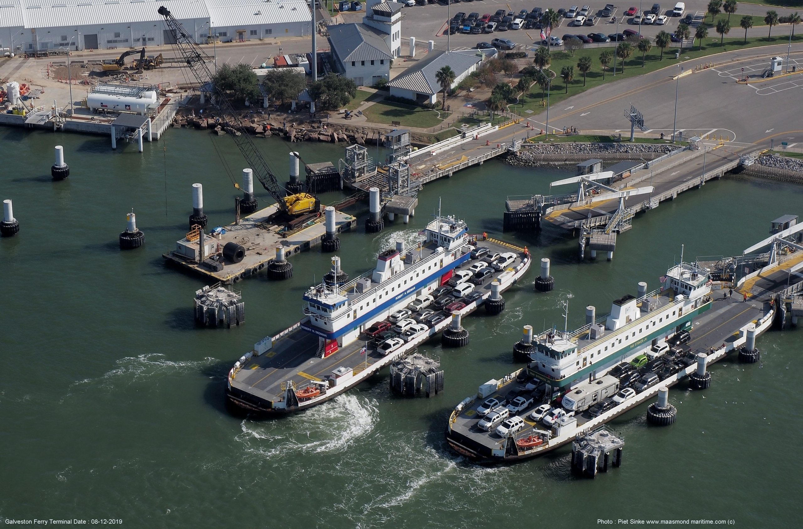 USA – Texas: Bolivar Ferry Galveston – Port Bolivar Ferry ...