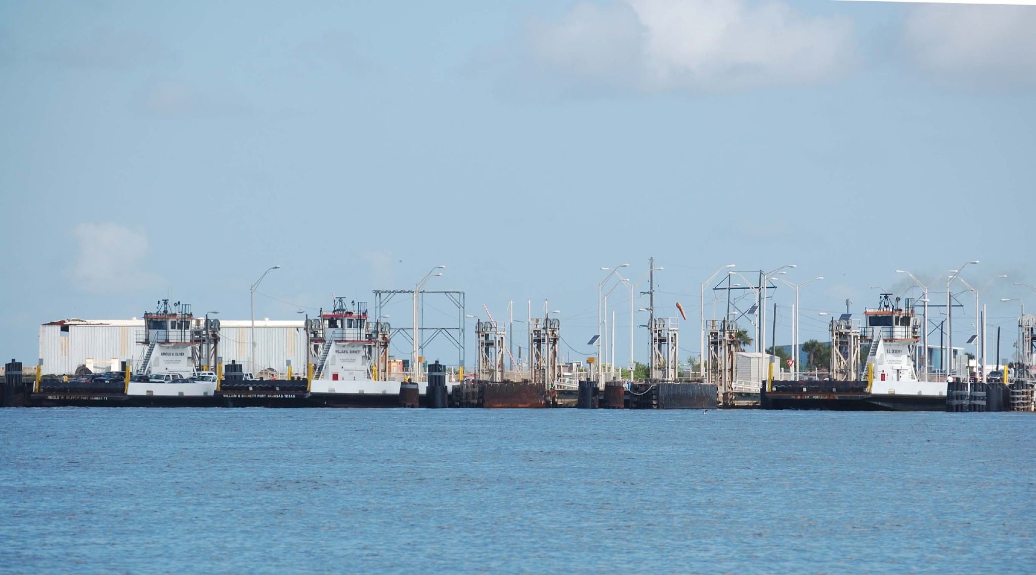USA – Texas: Port Aransas Ferry über den Corpus Christi Channel ...