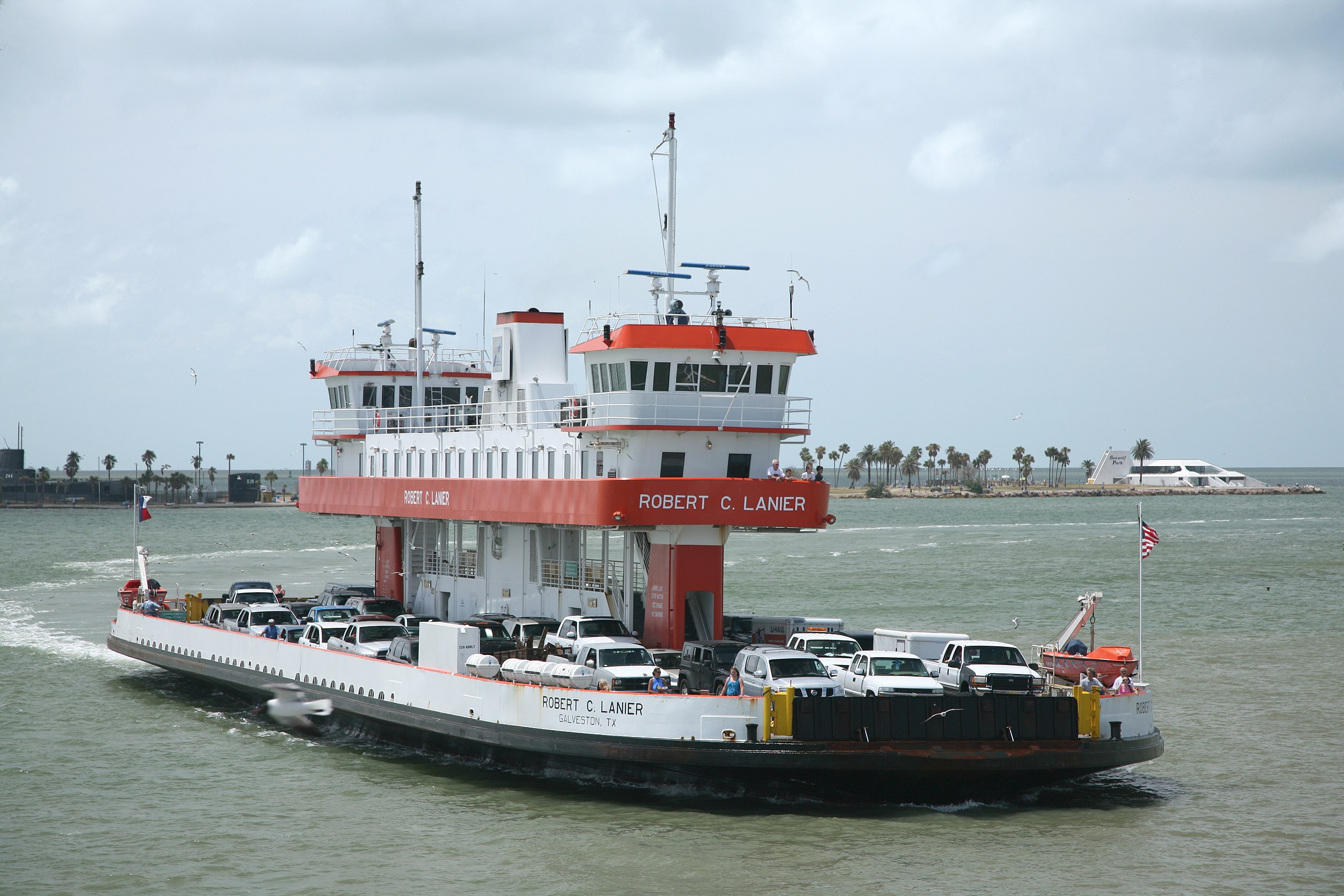 USA – Texas: Bolivar Ferry Galveston – Port Bolivar Ferry – ferriesworldwide.de