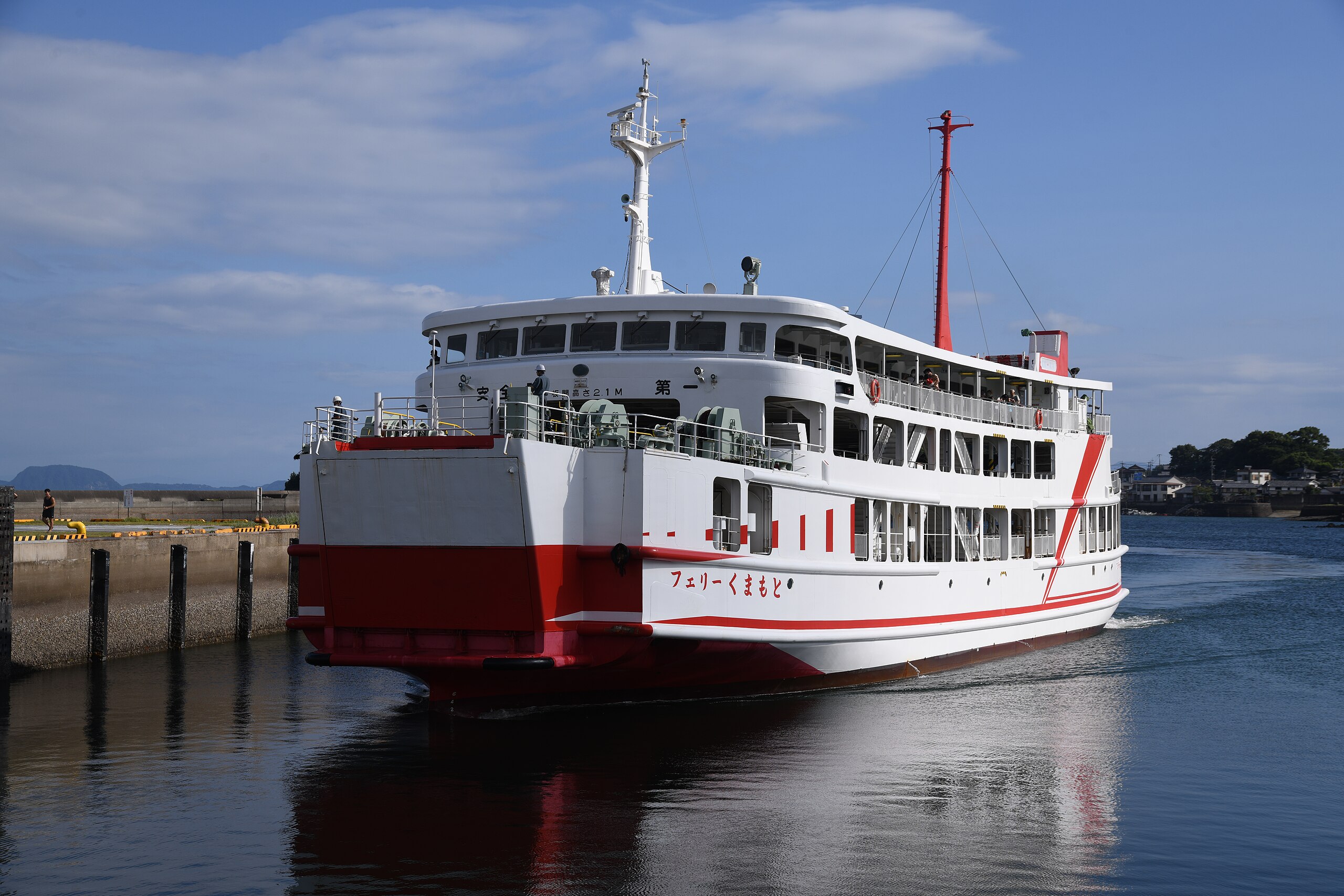 Japan – Kyusho Ferry: Shimabara – Kumamoto über die Ariake Sea ...