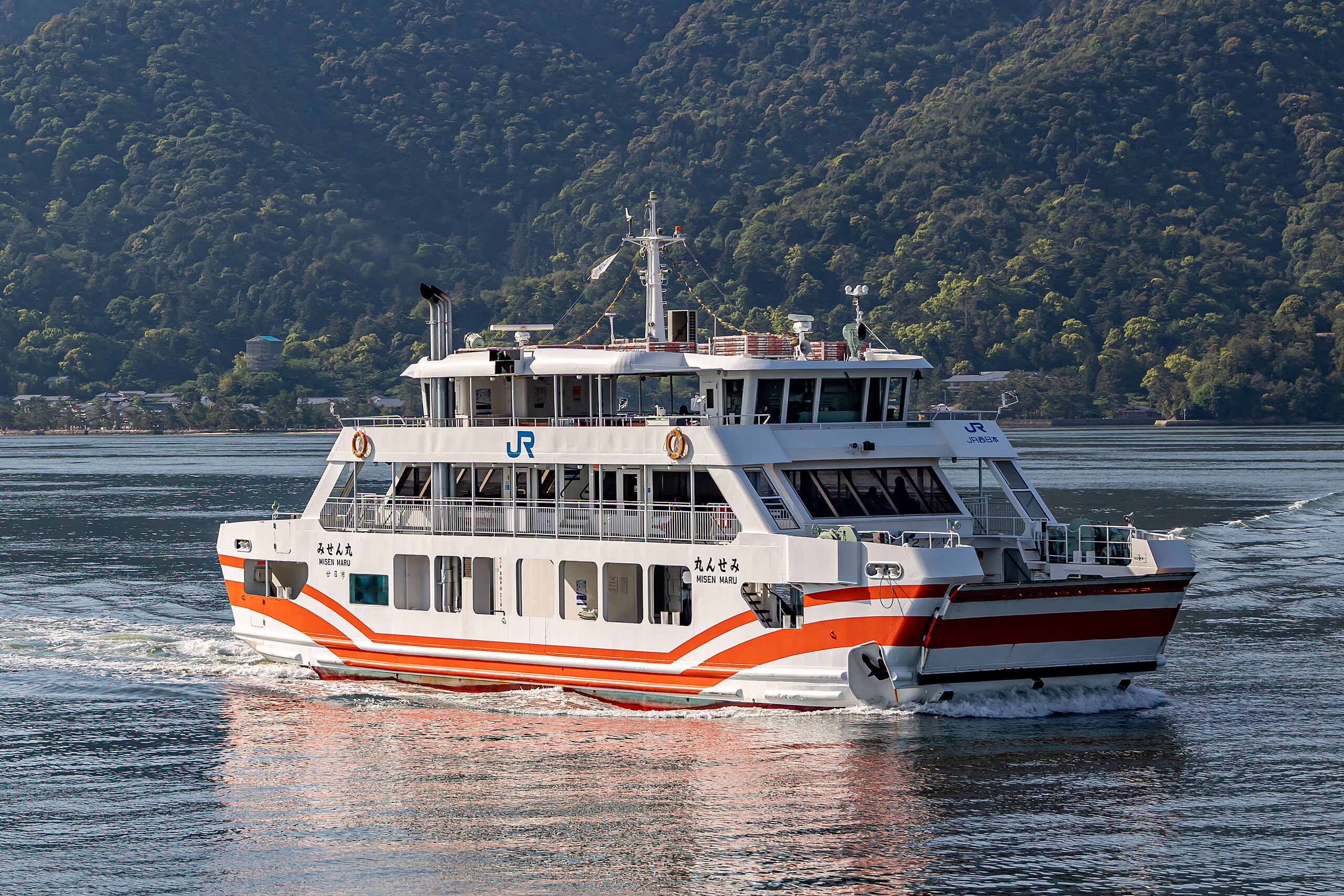 Japan – JR West Miyajima Ferry: Miyajimaguchi – Miyajima ...