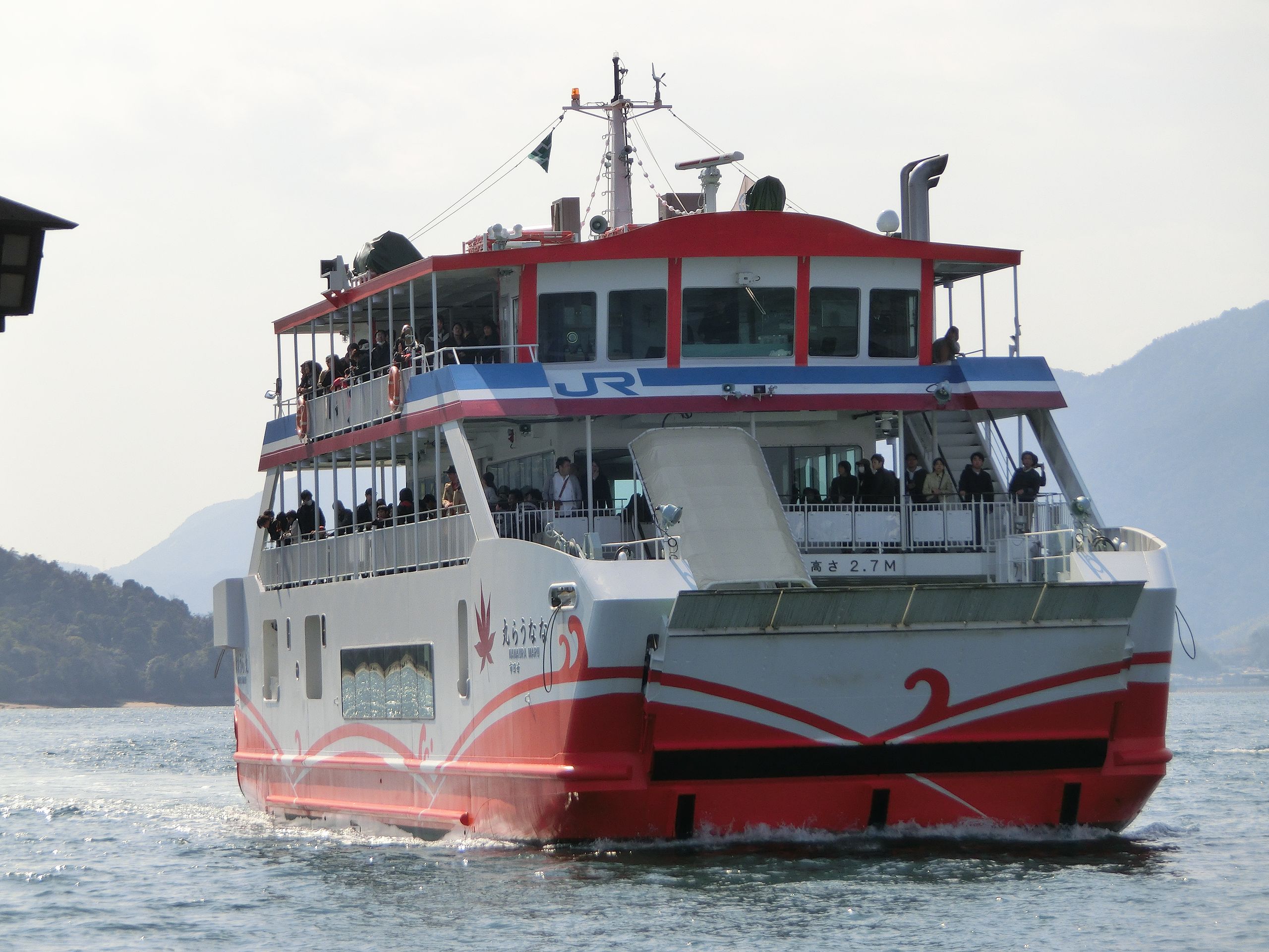 Japan – JR West Miyajima Ferry: Miyajimaguchi – Miyajima ...