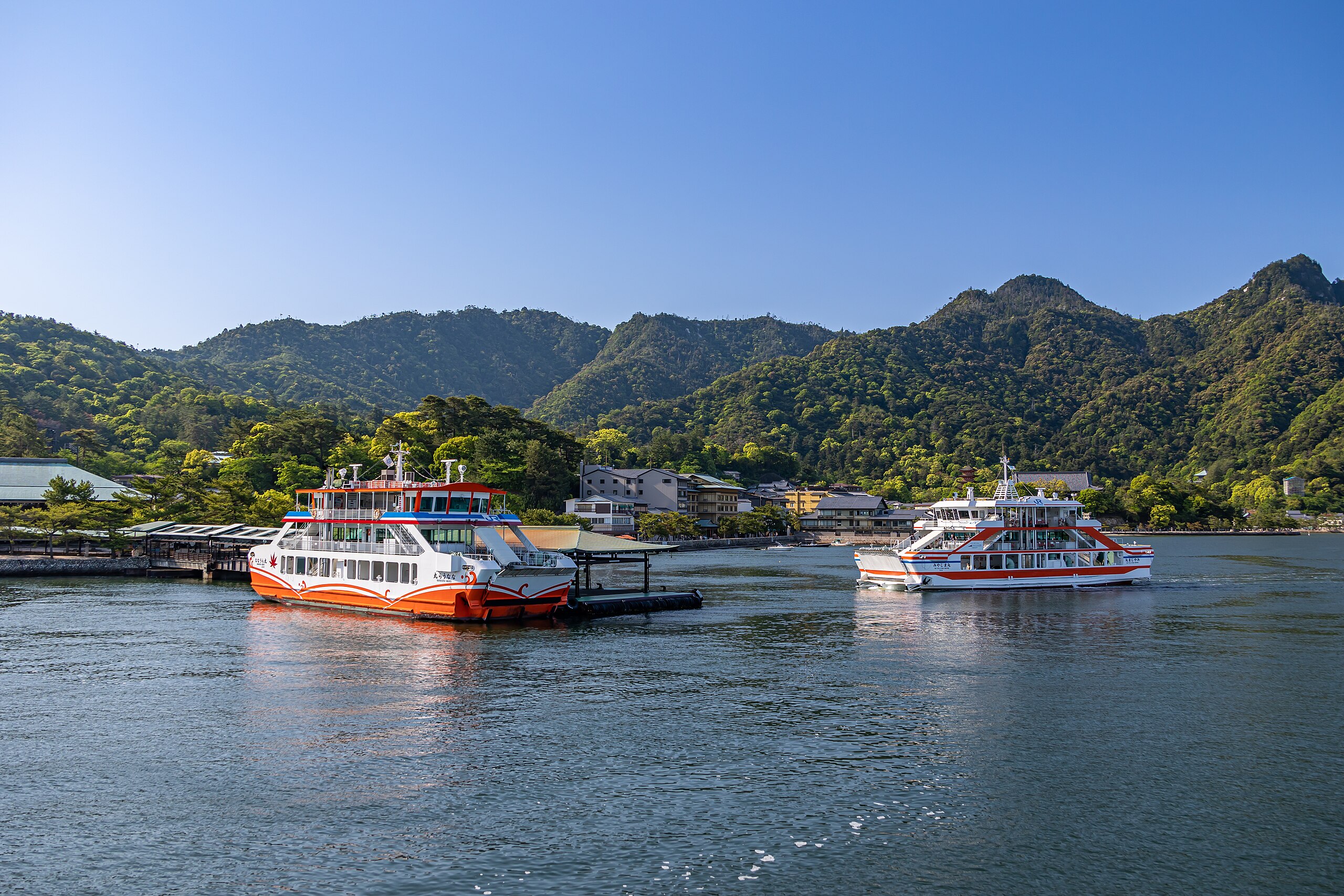 Japan – JR West Miyajima Ferry: Miyajimaguchi – Miyajima ...